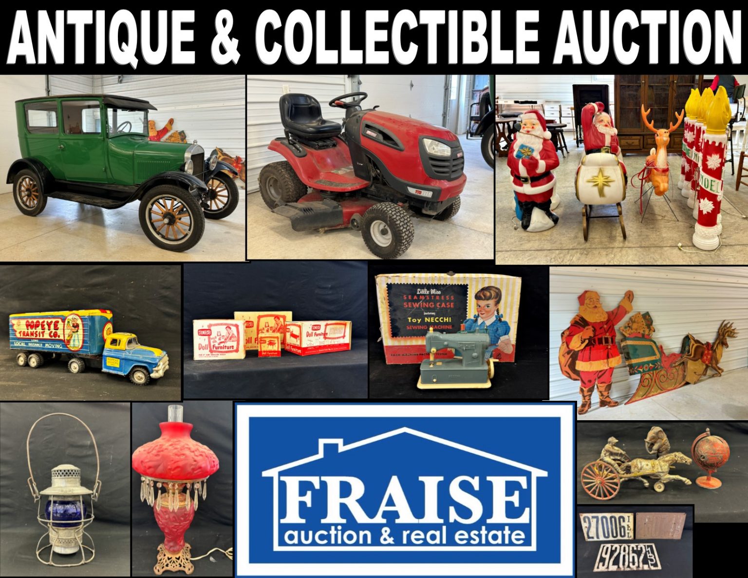 ANTIQUE & COLLECTIBLE AUCTION – Fraise Auction & Real Estate